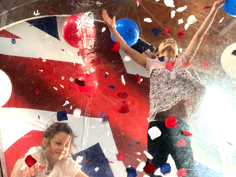 Giant Union Jack Globe Hire | The Joker Entertainment